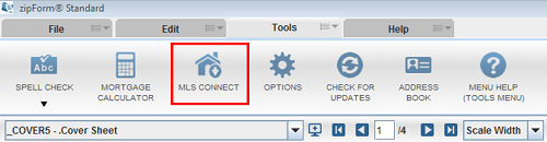 Use MLS-Connect (zipForm Standard)