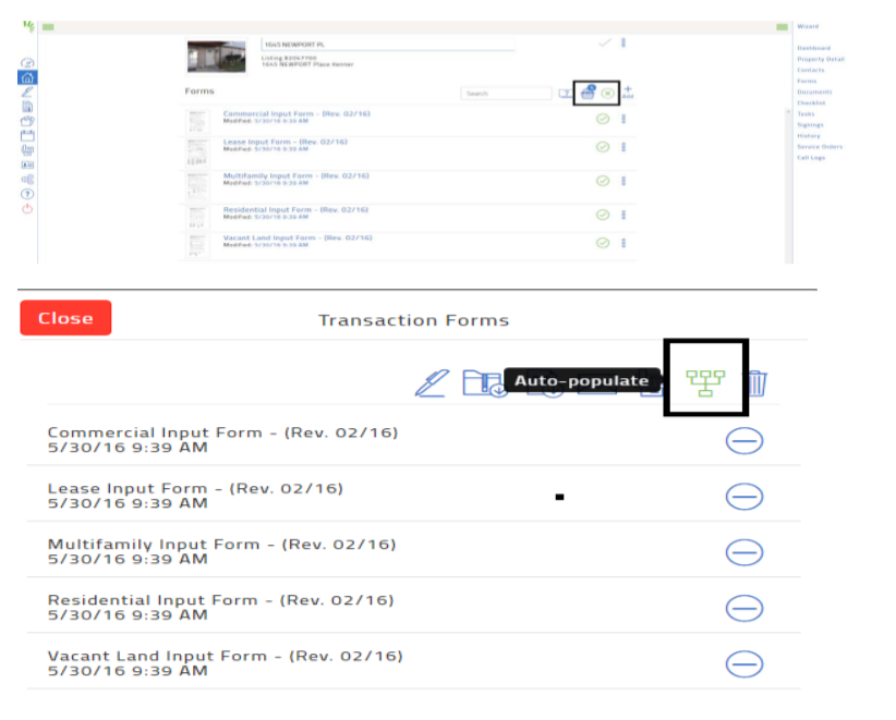 Upload a listing from a transaction (TransactionDesk Edition)