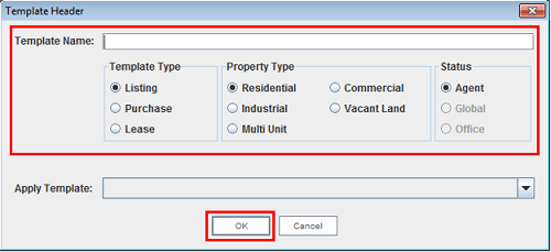 Create a template (zipForm Standard)