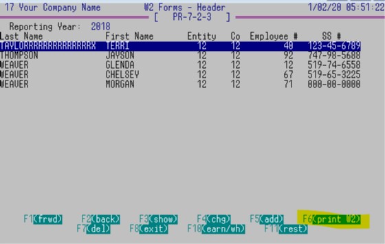 DPN - Printing W2s from DPN