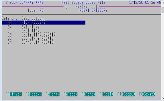 DPN - Adding or Changing Agent Categories