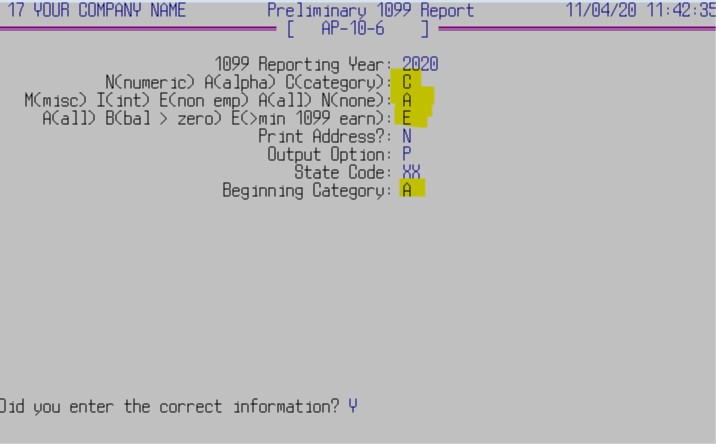 DPN - 2020 1099s Preliminary Checklist