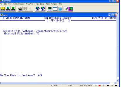 DPN - IRS TIN Matching